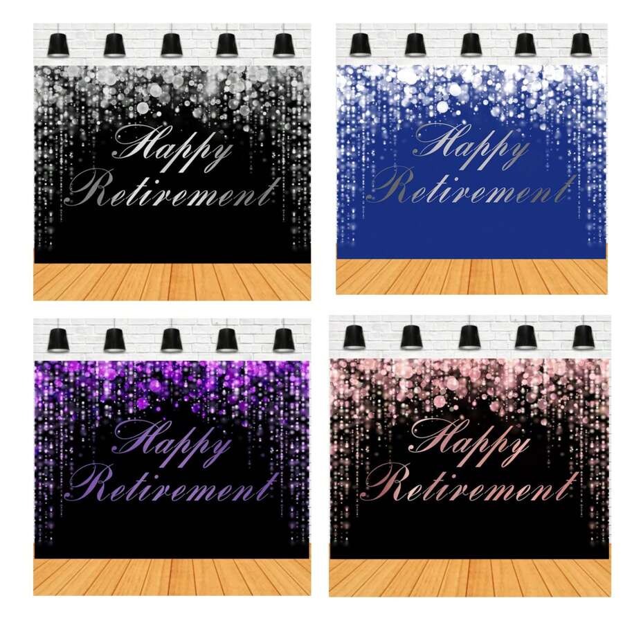 The Aged Retired Banner For Women Retirement Party Decorations Happy ...