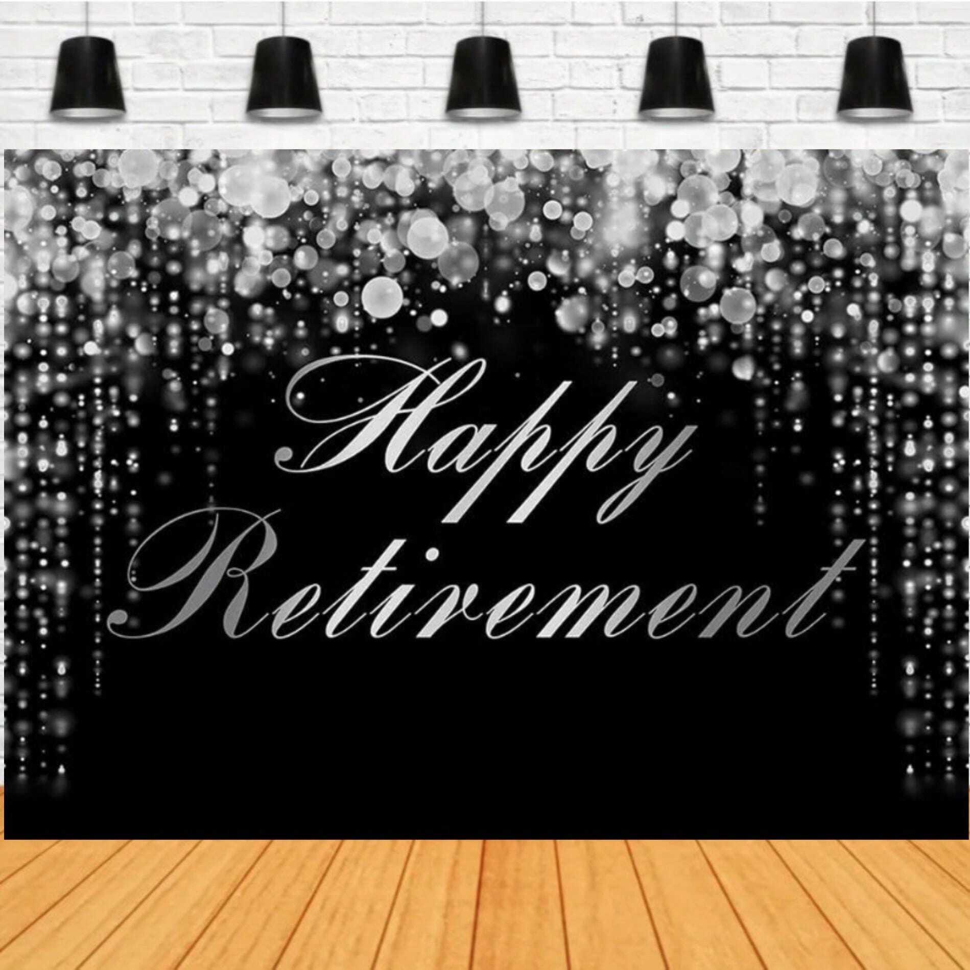 The Aged Retired Banner For Women Retirement Party Decorations Happy ...