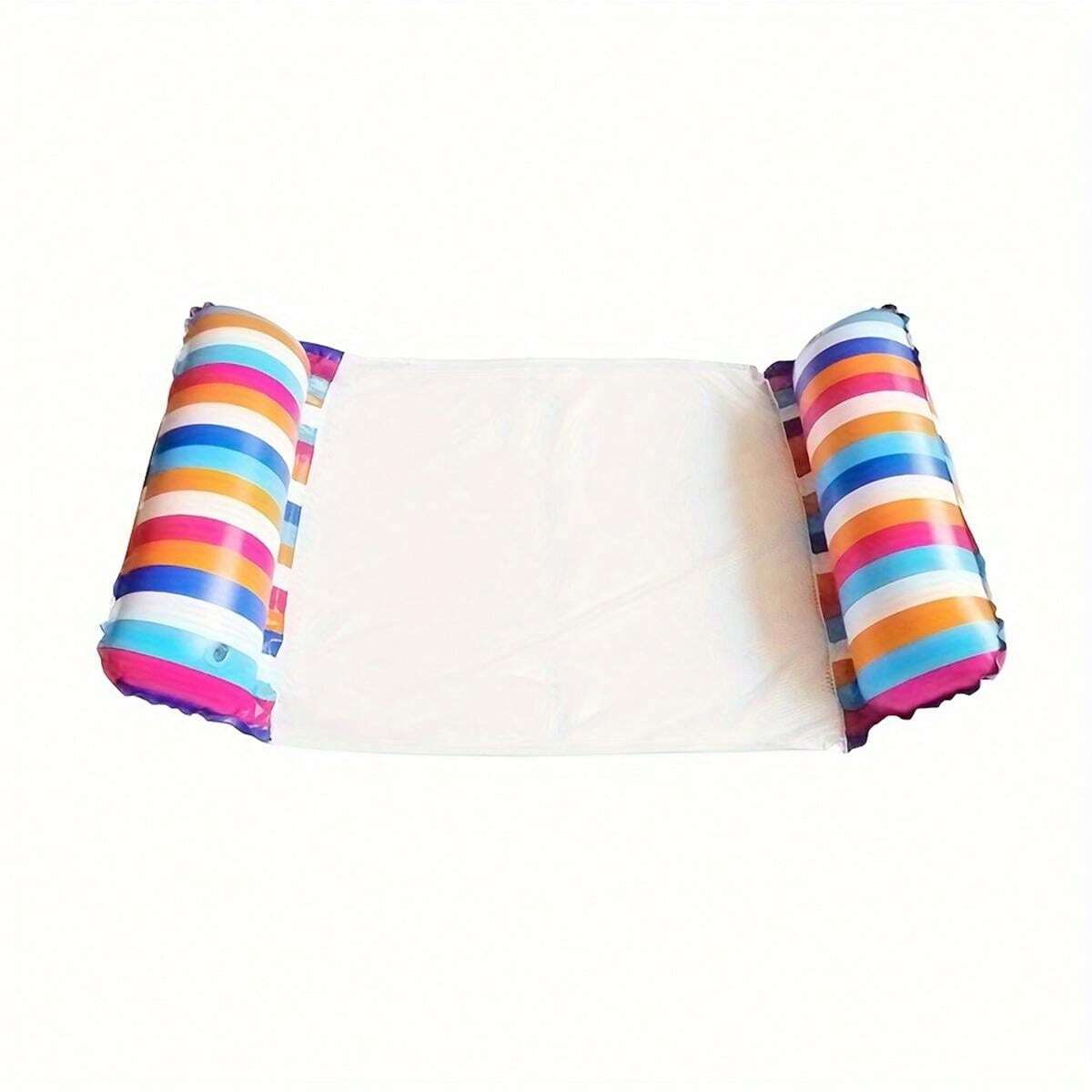 1pc Vertical Striped Hammock Floating Row, PVC Inflatable Floating Row ...