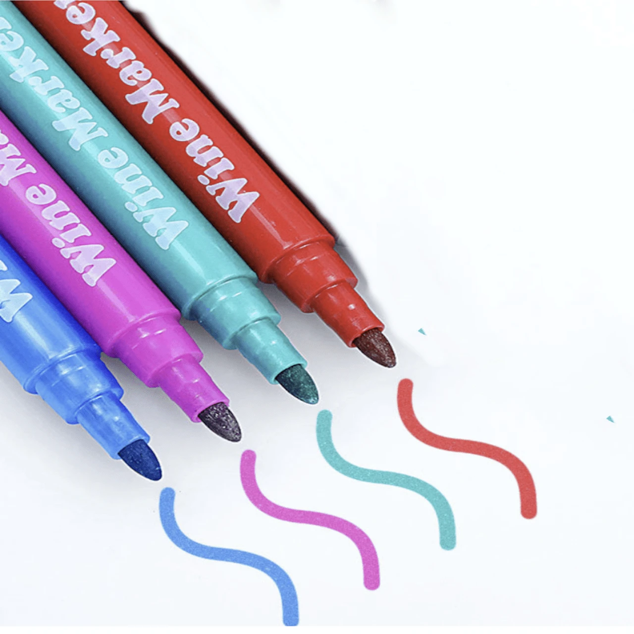 Erasing Wine Glass Pen Fiber Tip Markers For Wine Bottle, Porcelain And ...