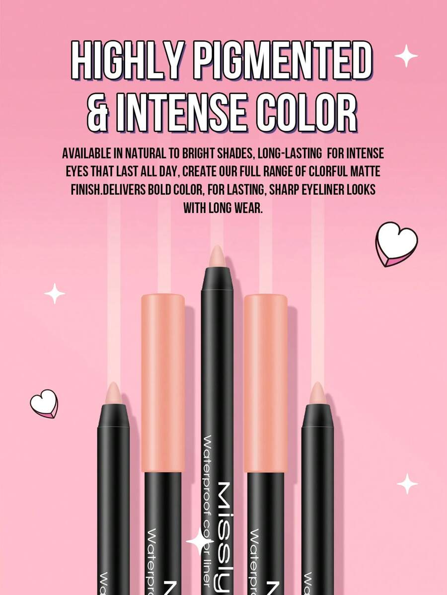 Misslyn Waterproof Color Liner Long-Lasting, Smooth And Creamy Texture ...