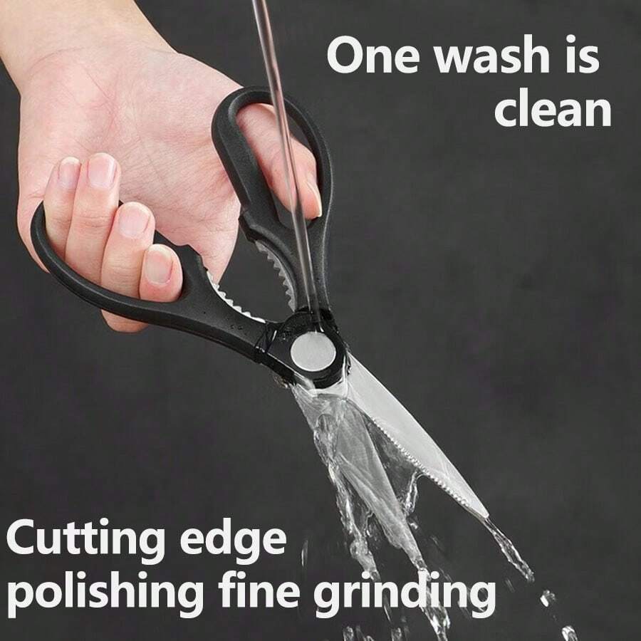 Kitchen Scissors Stainless Steel Multifunctional Fish Killing Chicken ...