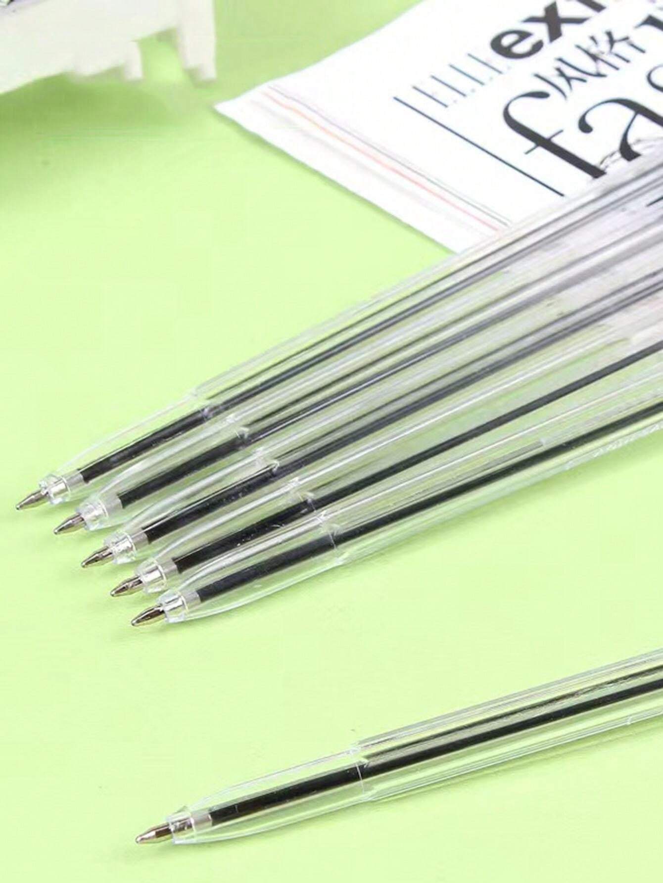 50 pièces Stylos à bille originaux 0,7 mm Fournitures de bureau Stylos ...