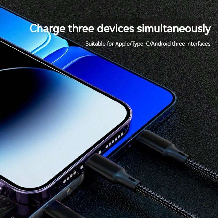Câbles de multi-charge 3-en-2 certifiés MFI : durabilité supérieure ...