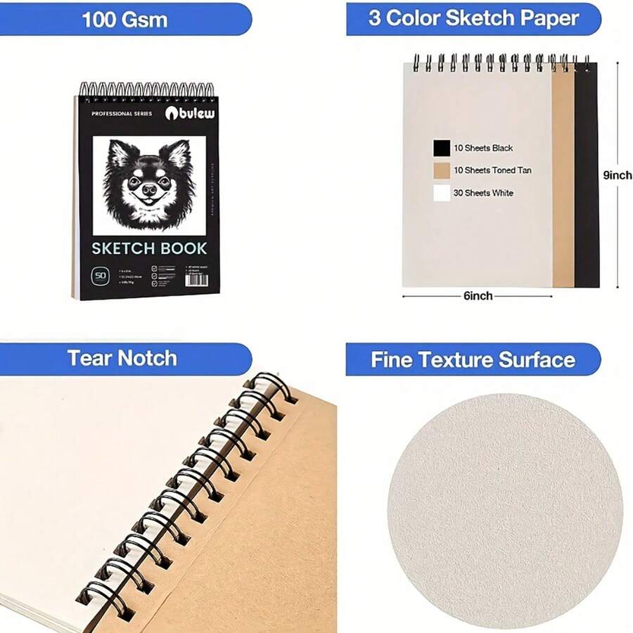 49 Pieces Pencil Drawing Set For Artists & Students & Adults Outdoor ...