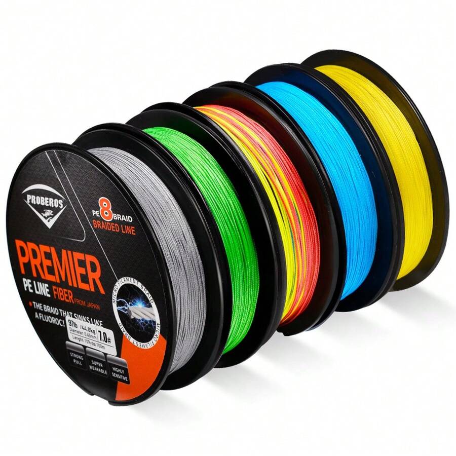 PROBEROS Super Strong 8 Strands Braided Fishing Line -100m/109YDS ...