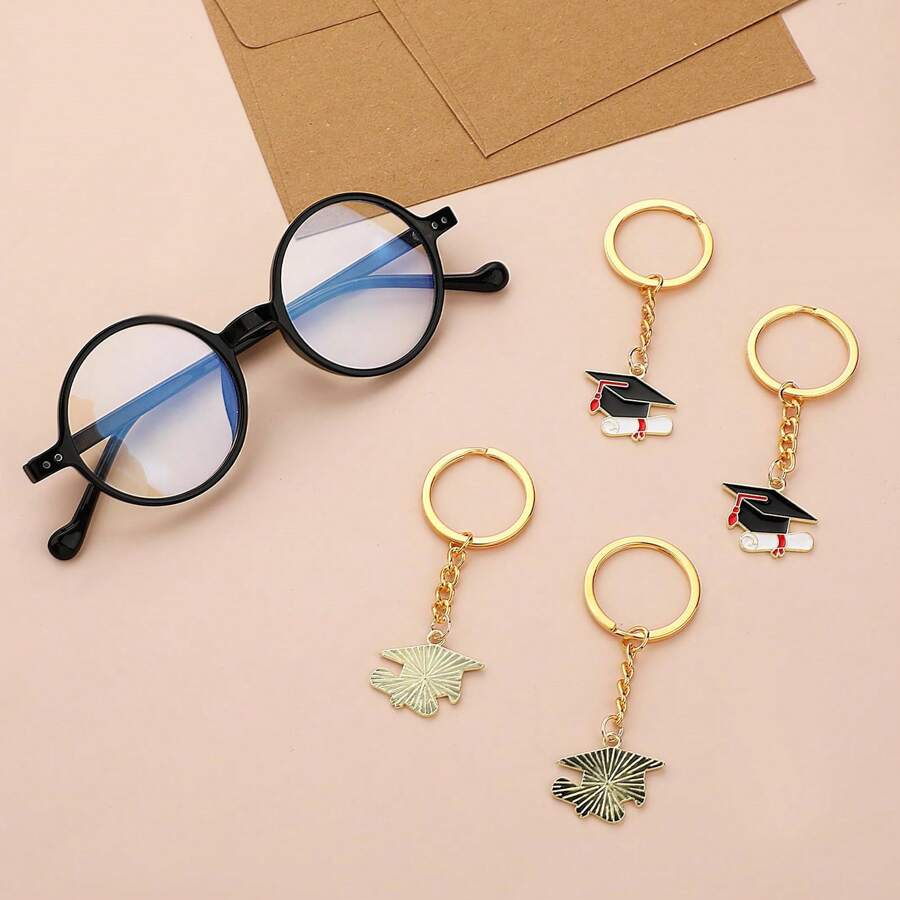 12 Pcs Graduation Keyring Charms, Graduation Keychain, Graduation Cap ...