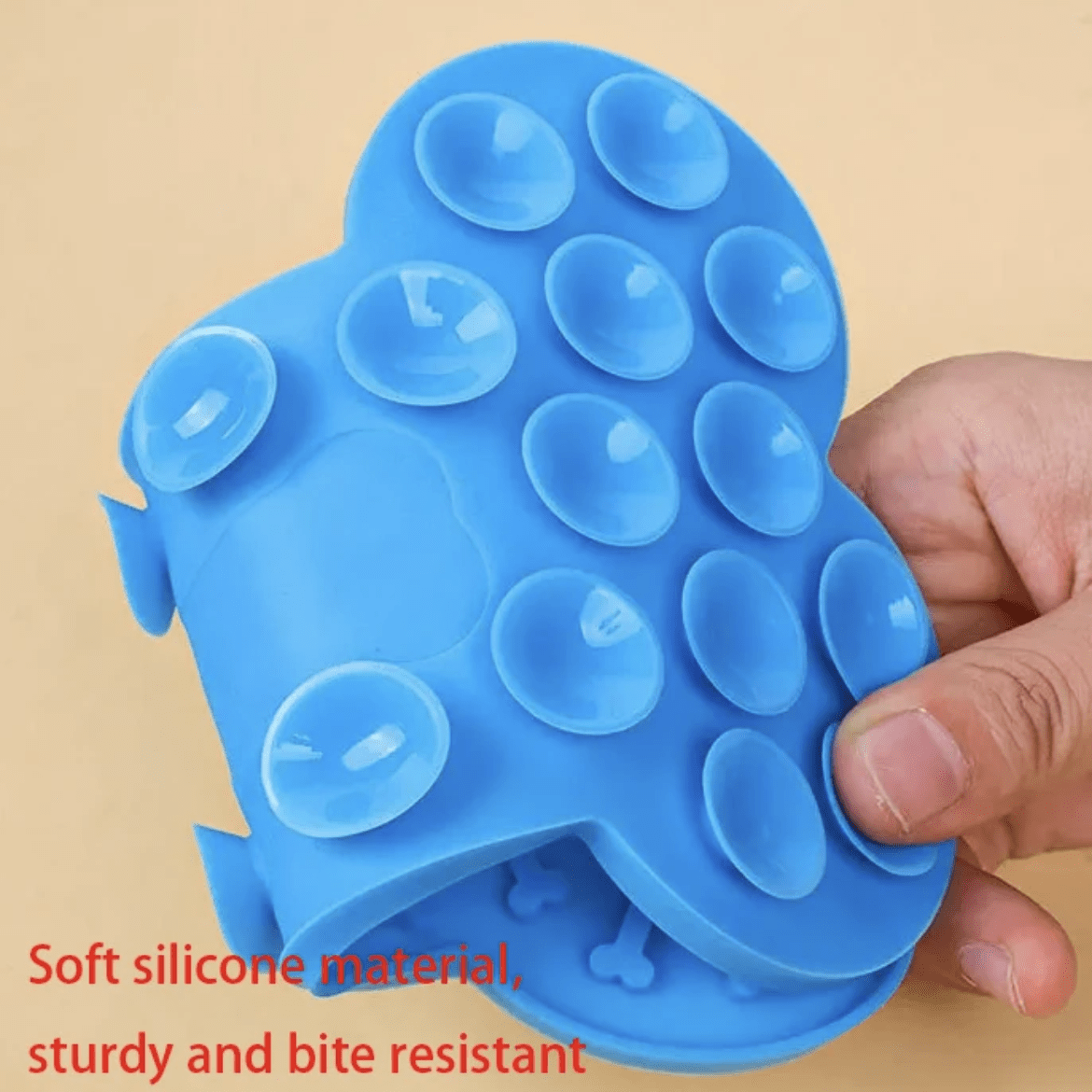 1pc Lick Pad Pet Slower Feeder Bone Shape Licky Mat For Puppy Kitten ...