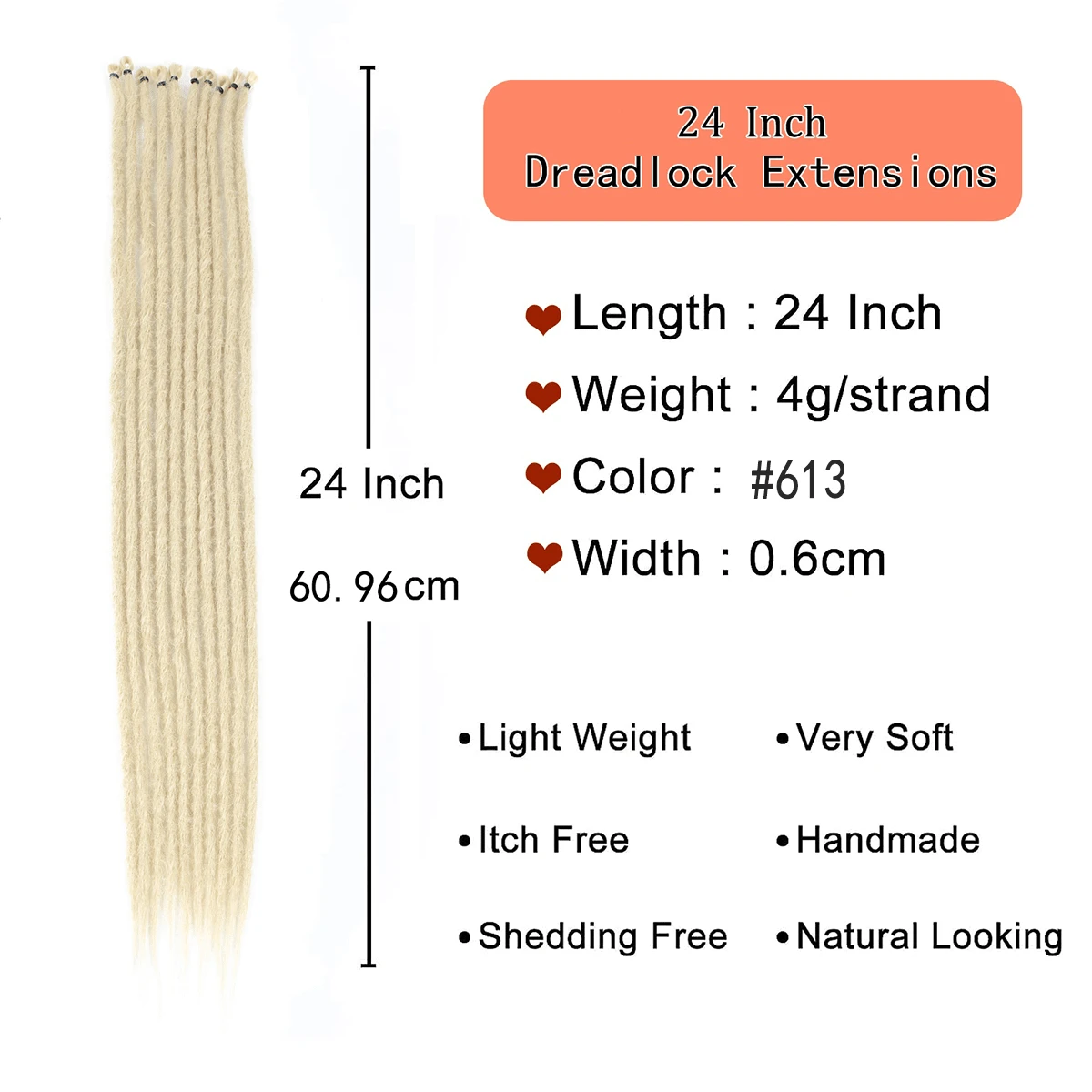 1 pacote (10 fios) Extensões de rastas finas 0,6cm em estilo hip-hop ...
