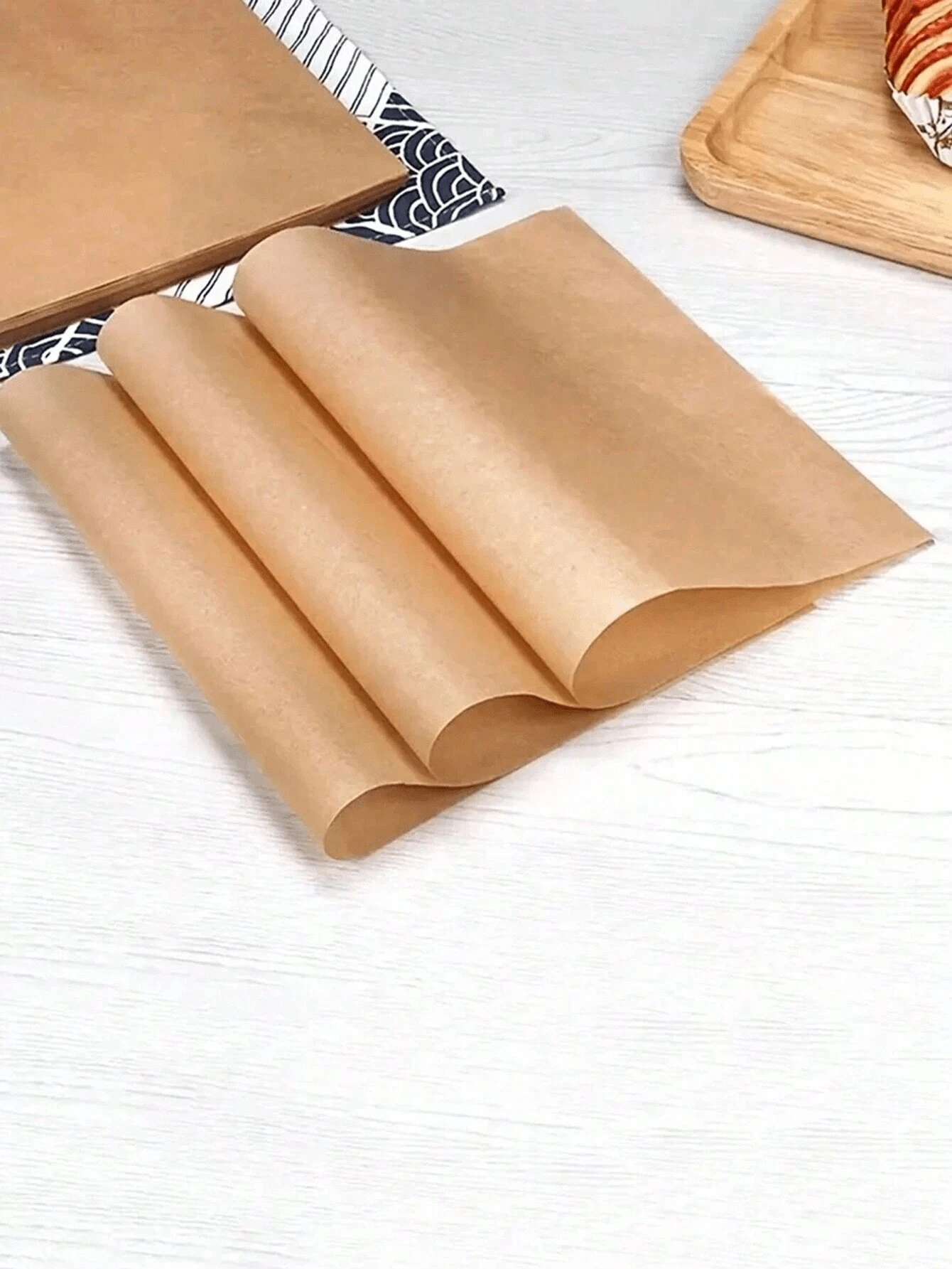 50 Pcs/100 Pcs Parchment Paper Baking Sheets,Precut Non-Stick Parchment ...