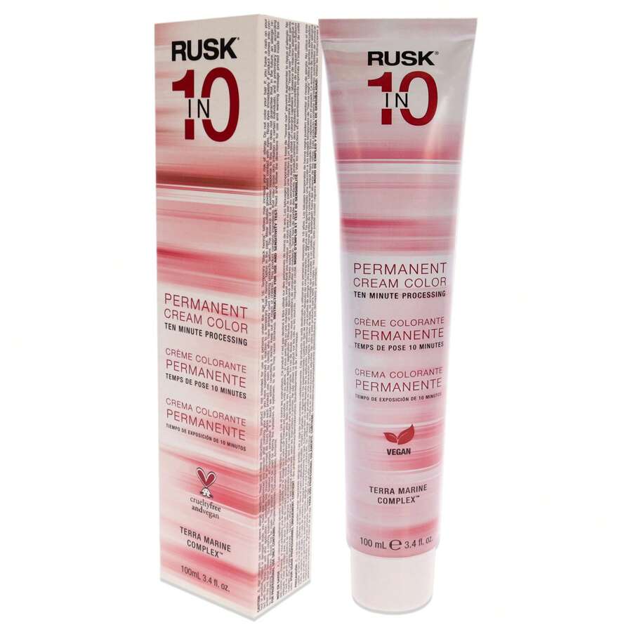 RUSK Permanent Cream Color In10 - 6G Dark Golden Brown By Rusk For ...