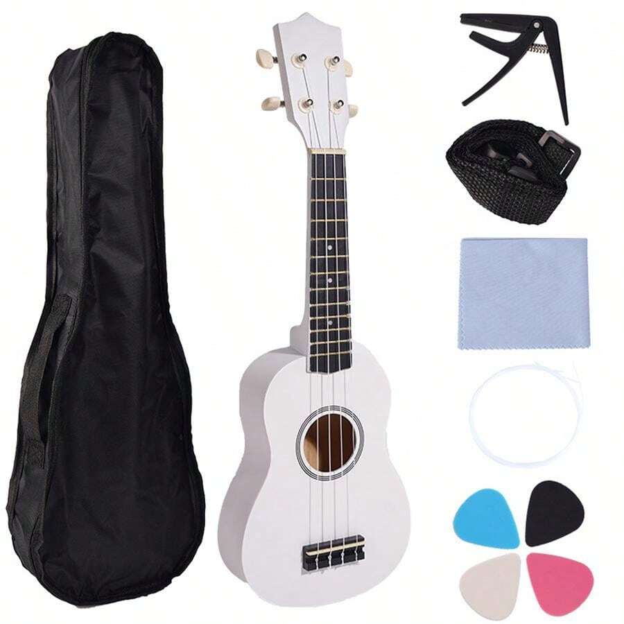 21-tums mini ukulele nybörjare 4 strängar litet gitarrinstrument | SHEIN SE