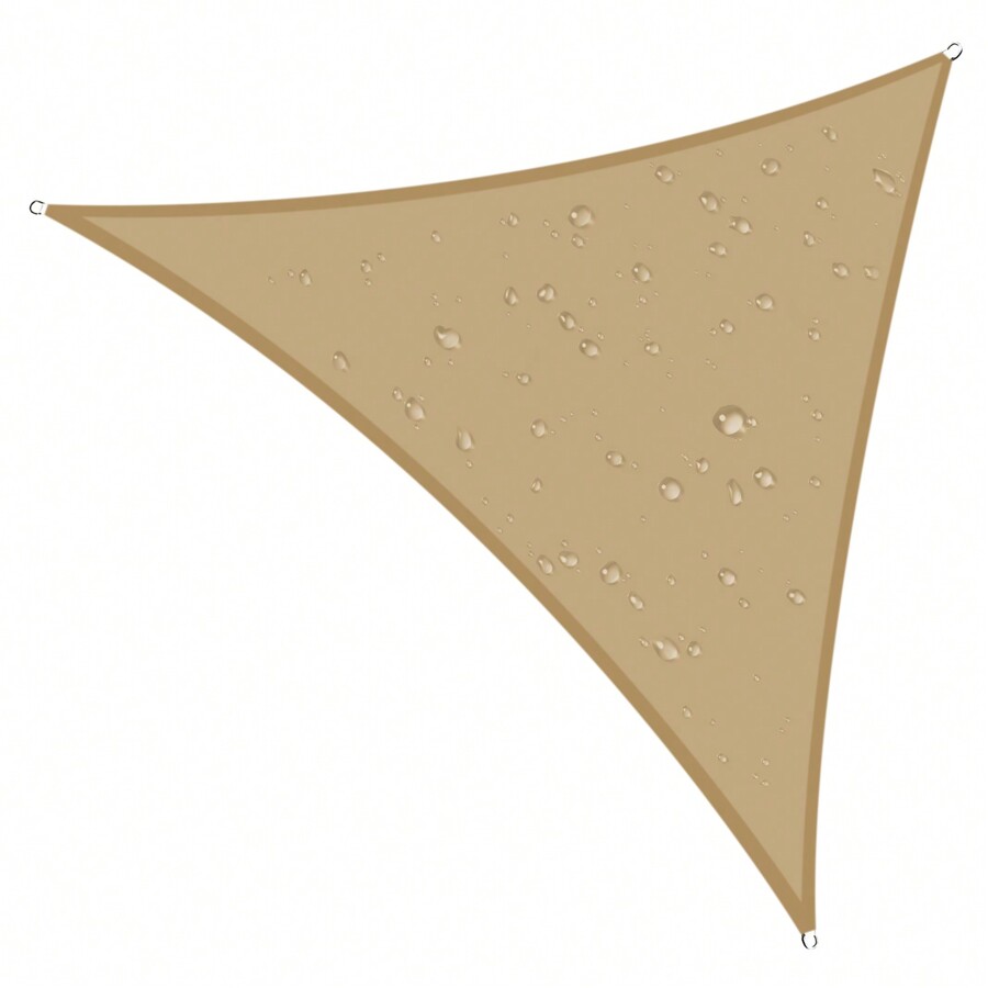 Large Sun Shade Sail Triangle 3.6x3.6x3.6m Polyester Waterproof 98% UV ...