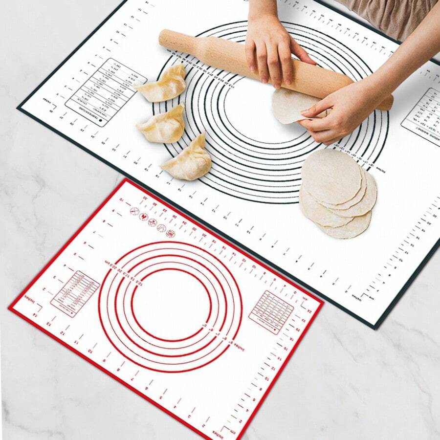 Extra Large Silicone Kneading Dough Mat With Measurement, Thick And Non ...