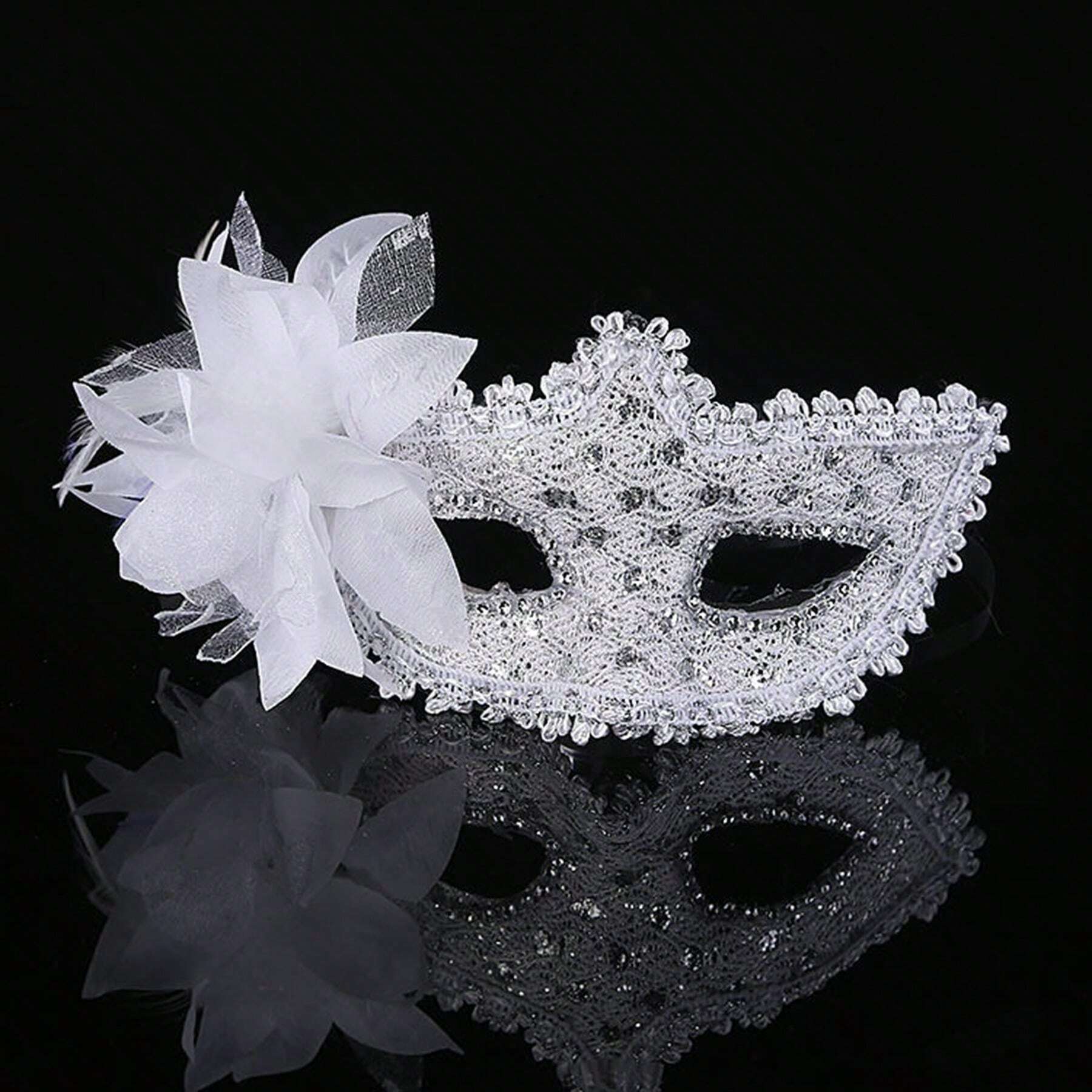 Máscara de princesa Lily para el baile de máscaras con patrón de dragón ...
