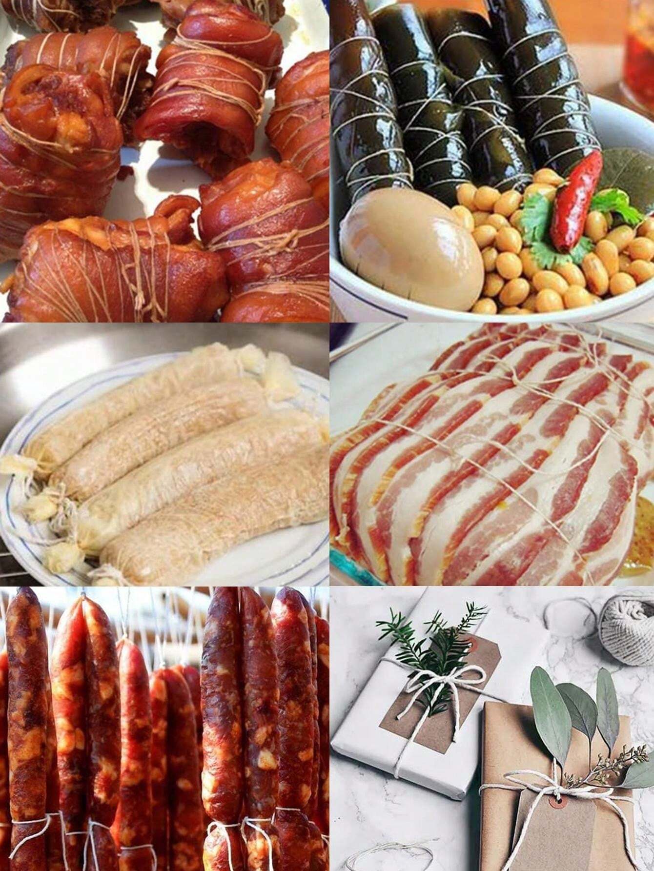 1pc-2mm * 200m White Cotton Rope Is Used For Cooking Food Safety Crafts ...