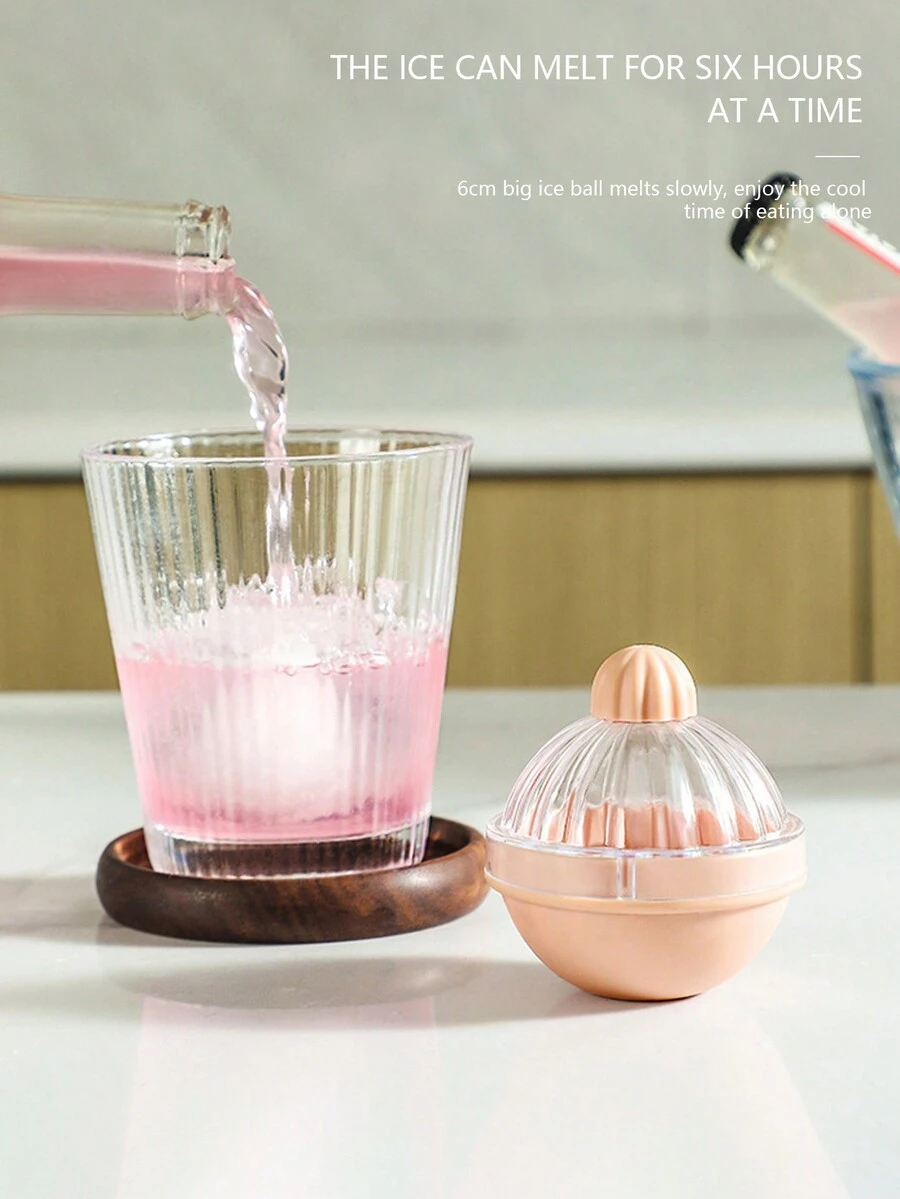 1pc Ice Hockey Maker Circular Whiskey Quick Freeze Ice Box For Home ...