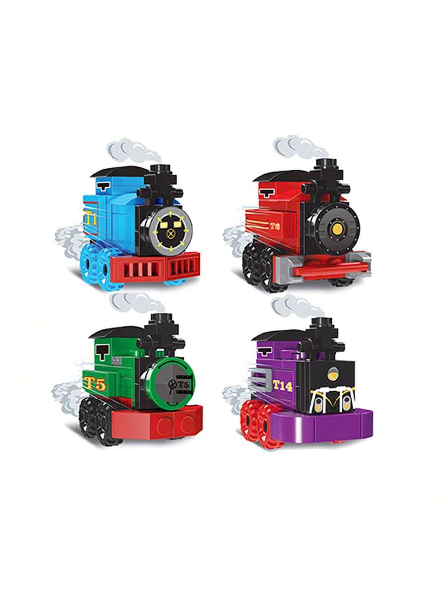 Train Building Blocks Blind Box Twist Egg Assembly Toy, Buy 6 To ...