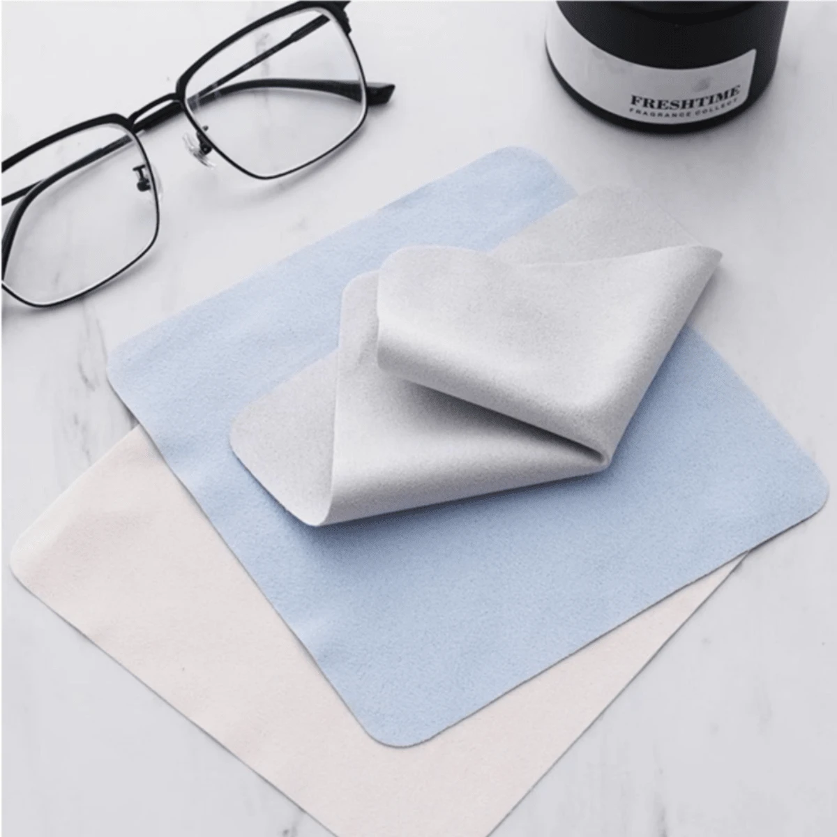 10 Pack Assorted Colors Microfiber Cleaning Cloths - Cleans Lenses ...