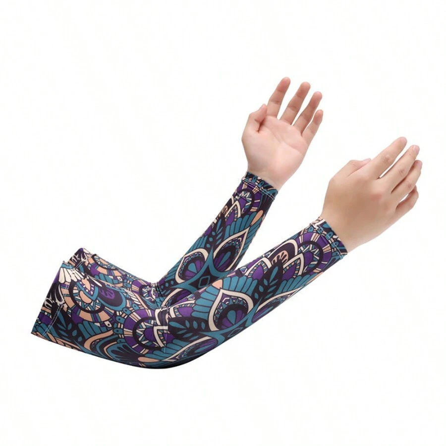 Summer Sun Protection Arm Sleeves For Men, Outdoor Fishing, UV ...