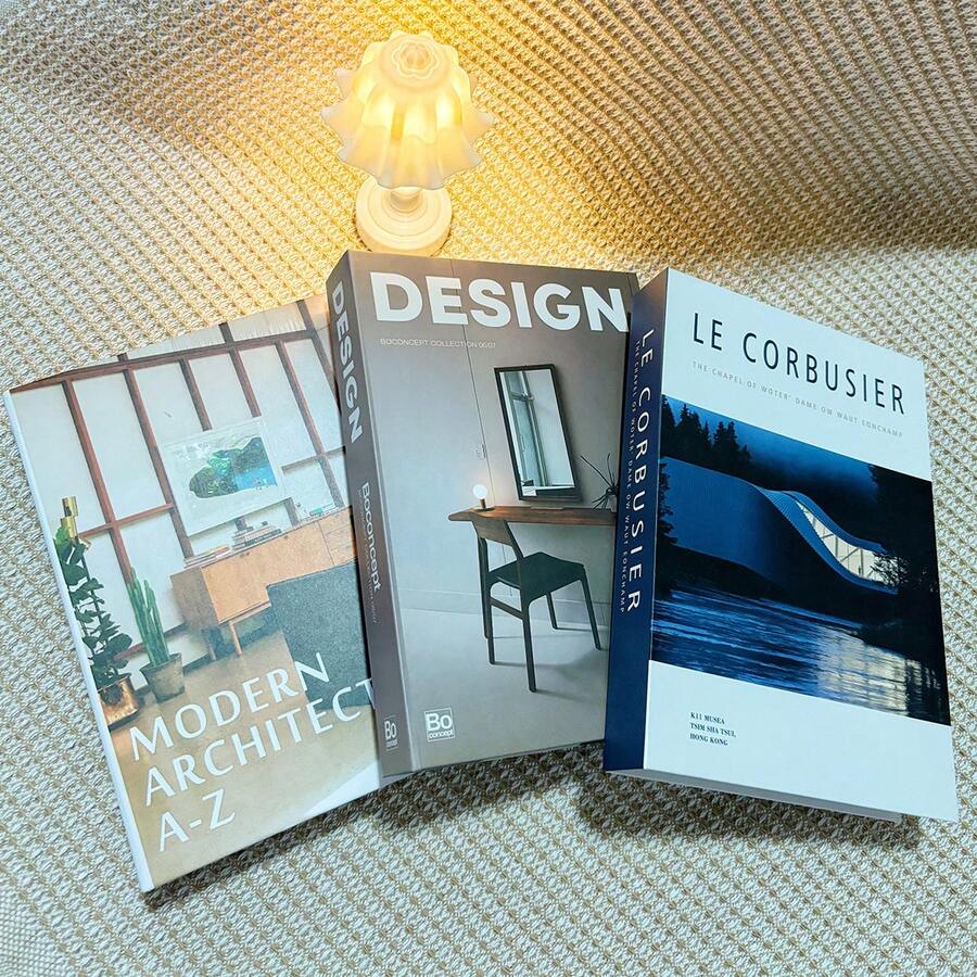 Minimalist Modern Fake Book Decorative Book Ornaments, Simulated Book ...