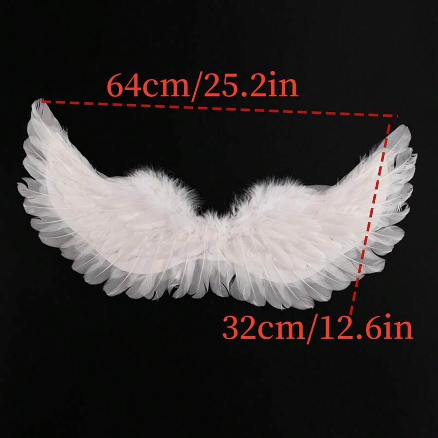 1pc Swallow-Shaped Feather Angel Wings Stage Prop For Victoria Fashion ...