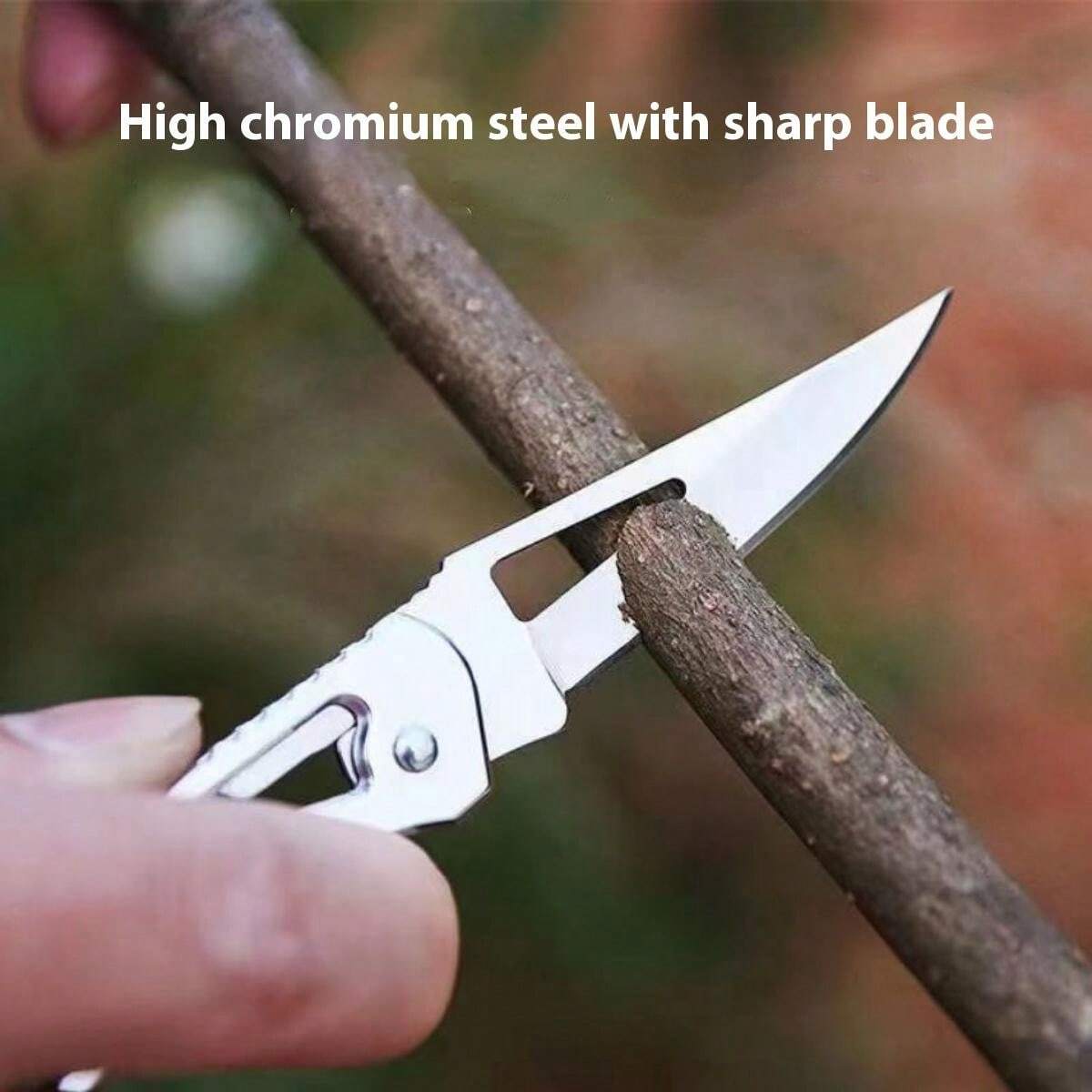 Foldable Mini Utility Knife, Silver Grafting Pruning Tool, Portable ...