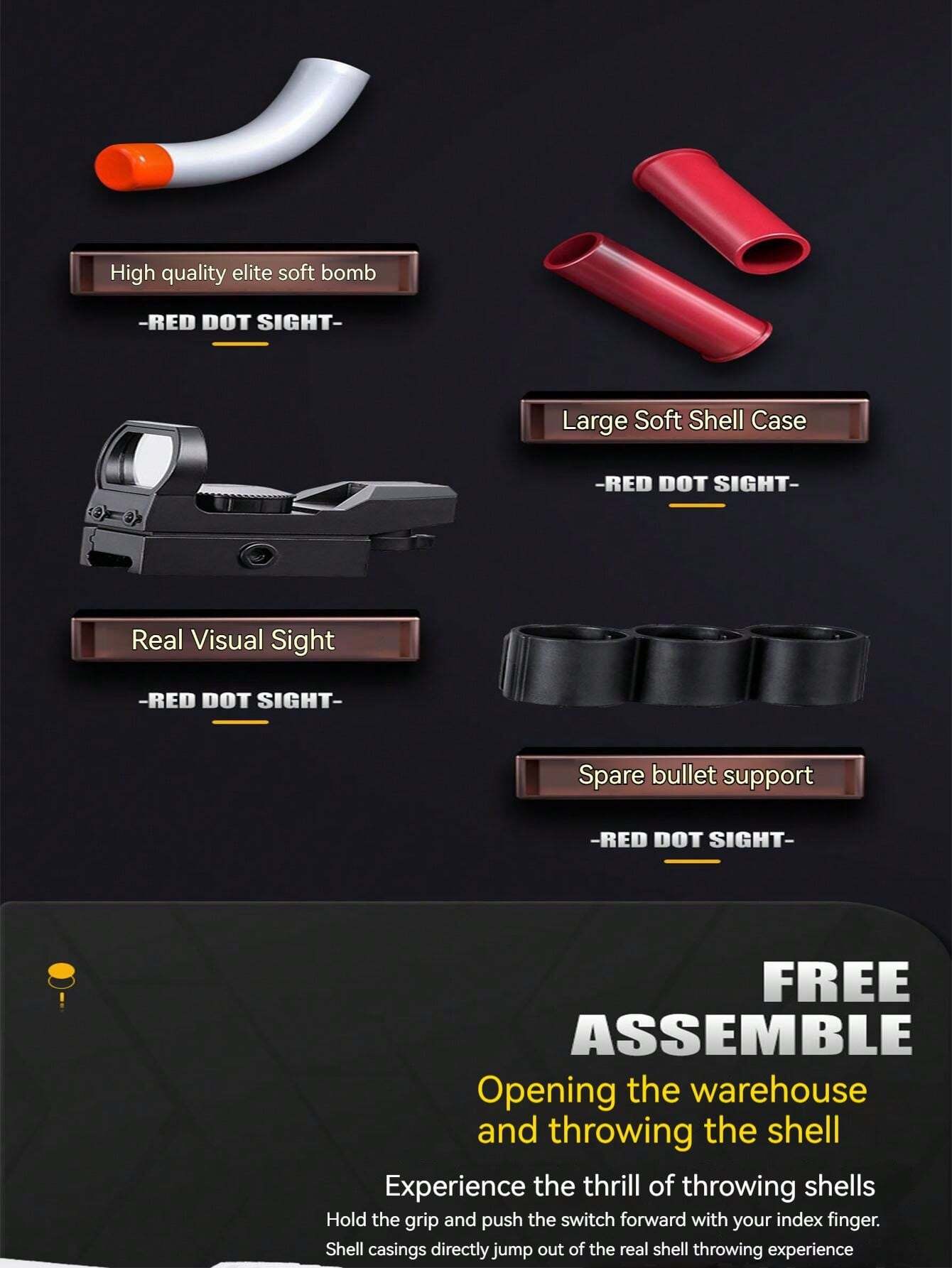 Nuevo conjunto de llegada 2024 S686 Pistola de juguete Airsoft ...