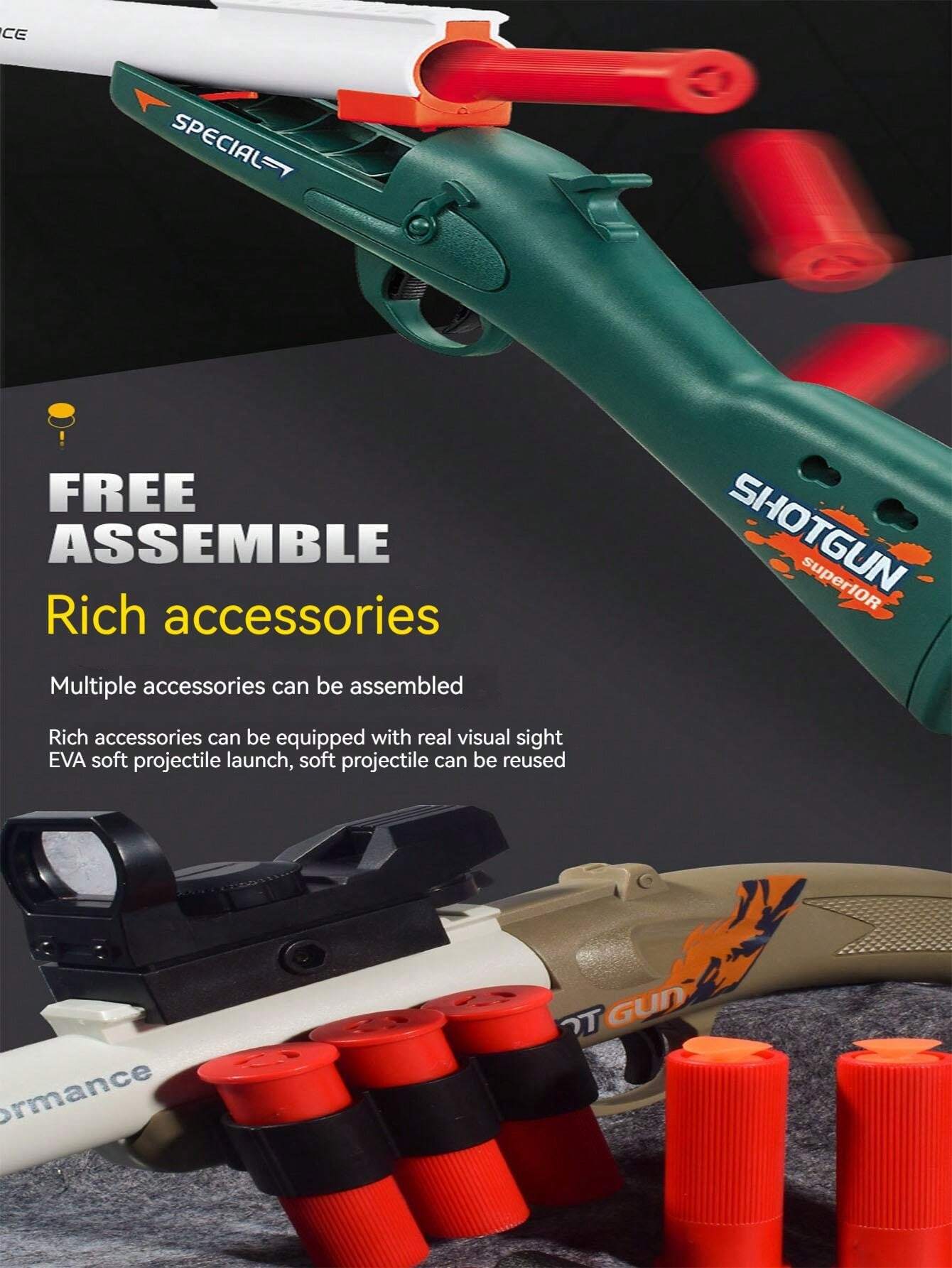 Nuevo conjunto de llegada 2024 S686 Pistola de juguete Airsoft ...