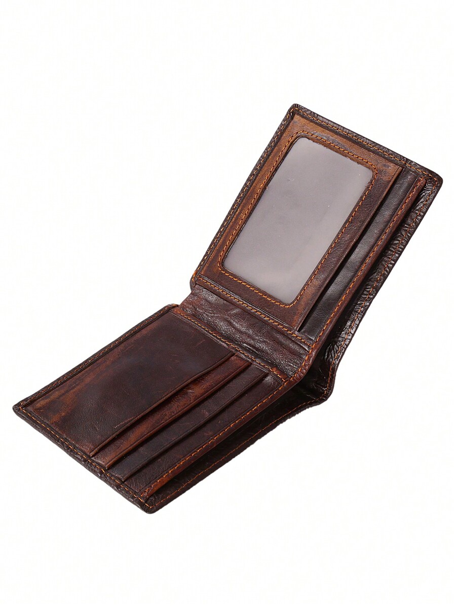 RFID Blocking Vintage Men Wallet Genuine Leather 3D Printed Dragon Card ...