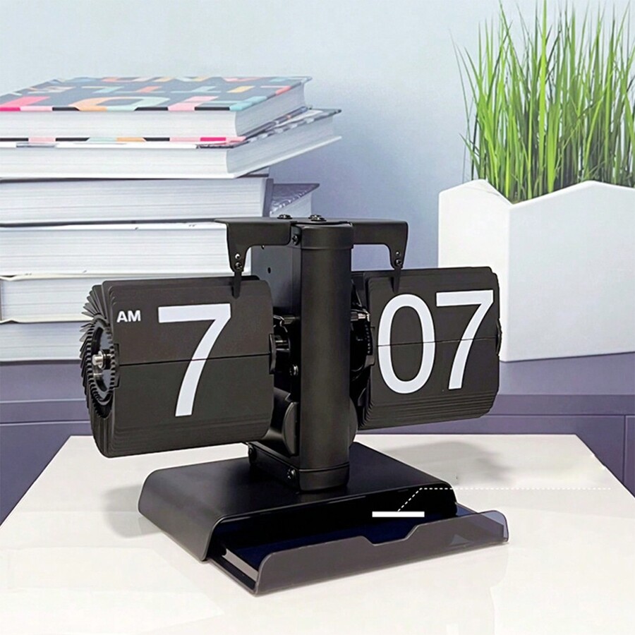 Reloj nórdico moderno retro Flip Clock para la habitación del hogar ...