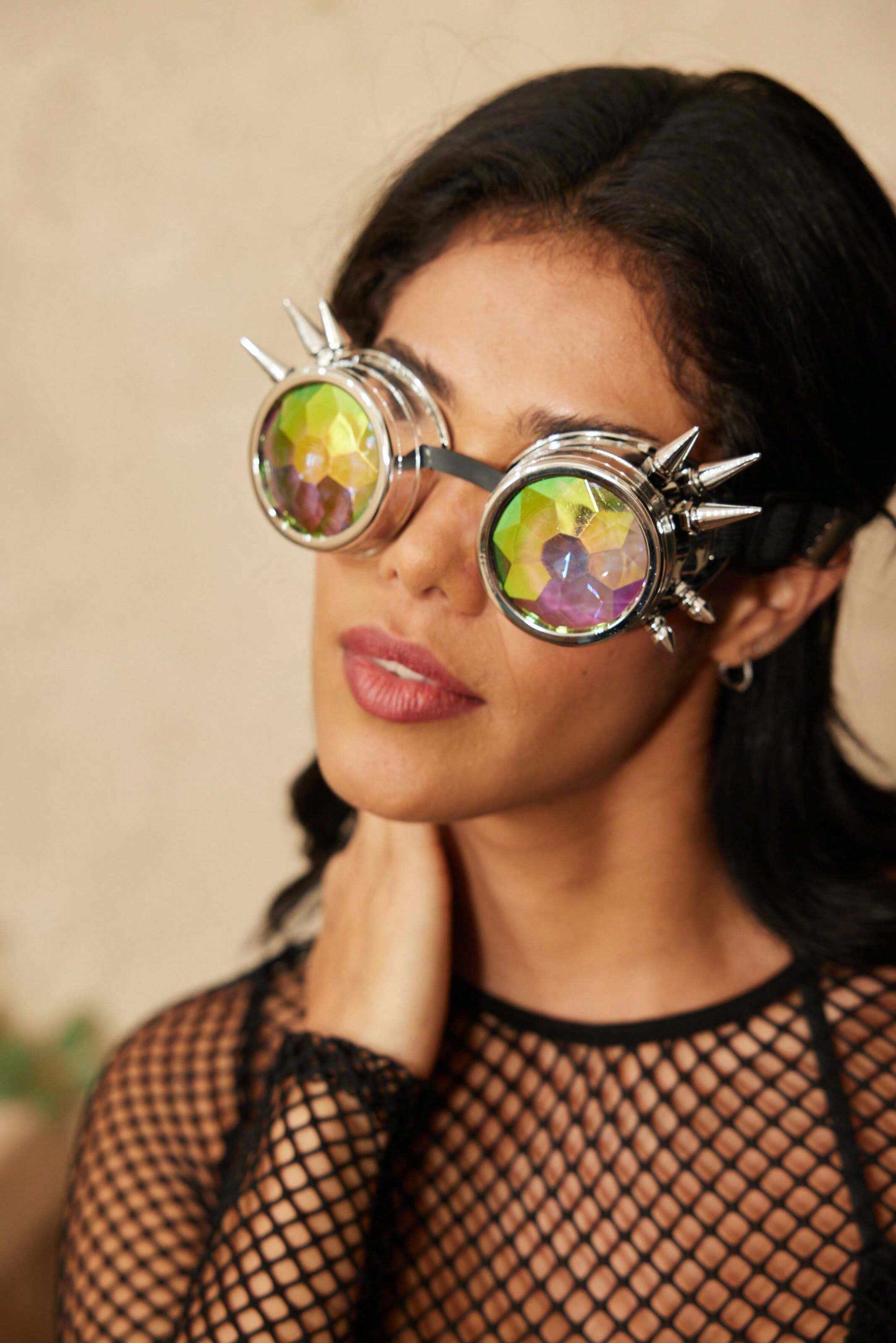 1pc Random Parade Prop Kaleidoscope Prism Diffraction Glasses With ...