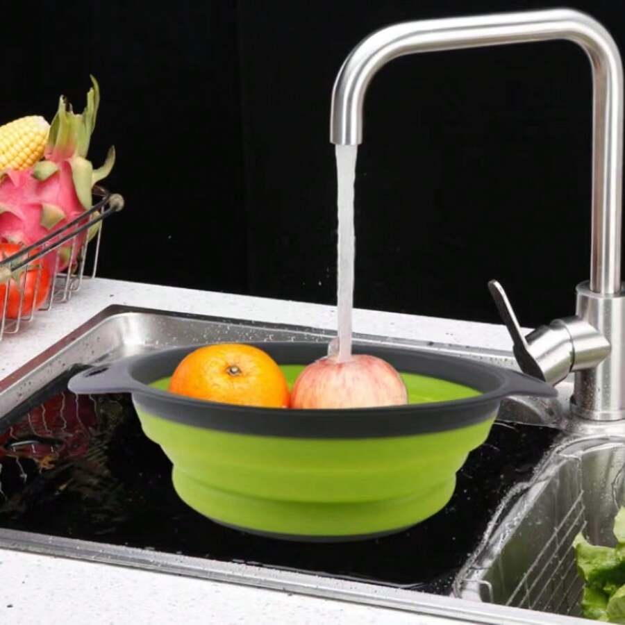 Foldable And Retractable Kitchen Water Filter Basket Washing Basket ...