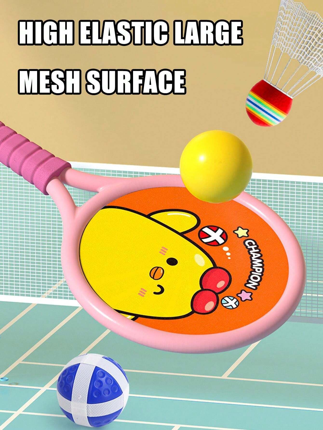 1set Willekeurige kleur kinderracket Sportoefening Badminton Outdoor ...