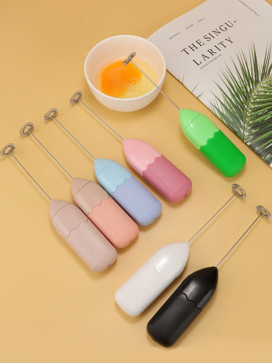 1pc Portable Handheld Mini Coffee & Milk Foamer Battery-Operated Whisk ...