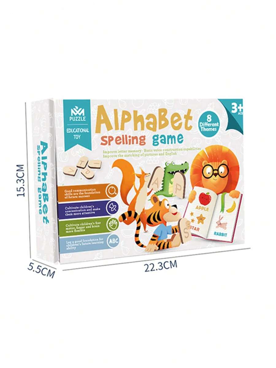 Kids' Educational Letter Spelling Blocks, 26 English Alphabets With ...