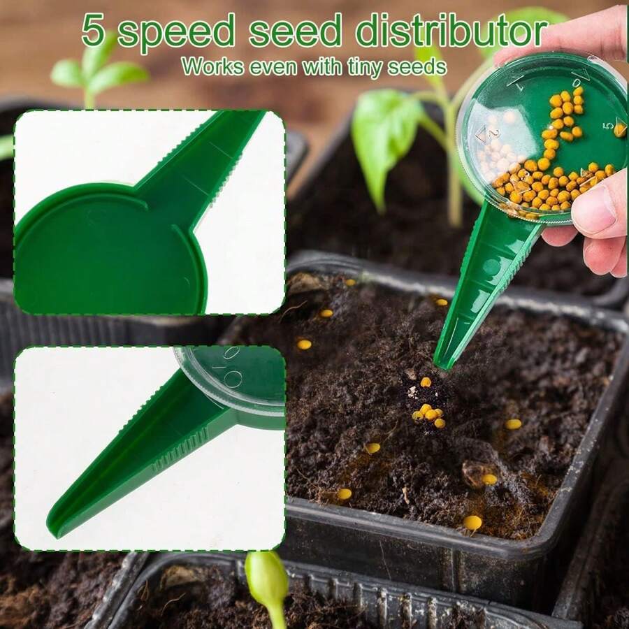 6pcs Mini Manual Seed Planter, Hand-Held Plant Seeder Tool, Garden ...