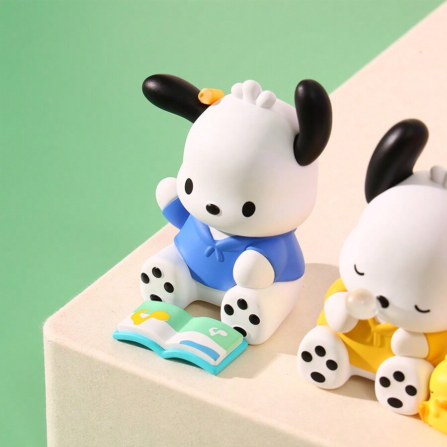 Miniso Sanrio Characters Pochacco Reading Really Fun Blind Box ...