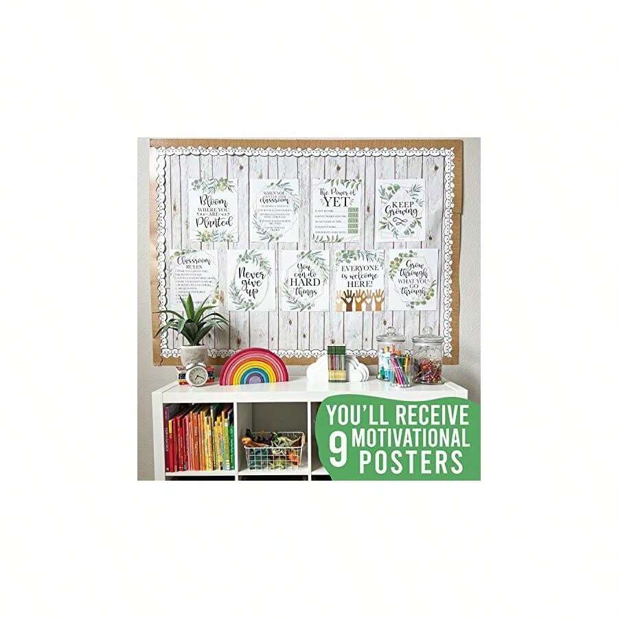 Greenery Classroom Motivational Posters | SHEIN USA
