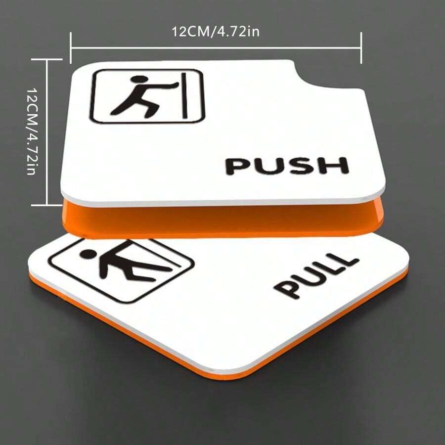 Acrylic Creative Glass Door Sliding Sign Sliding Door Indicator Sign ...