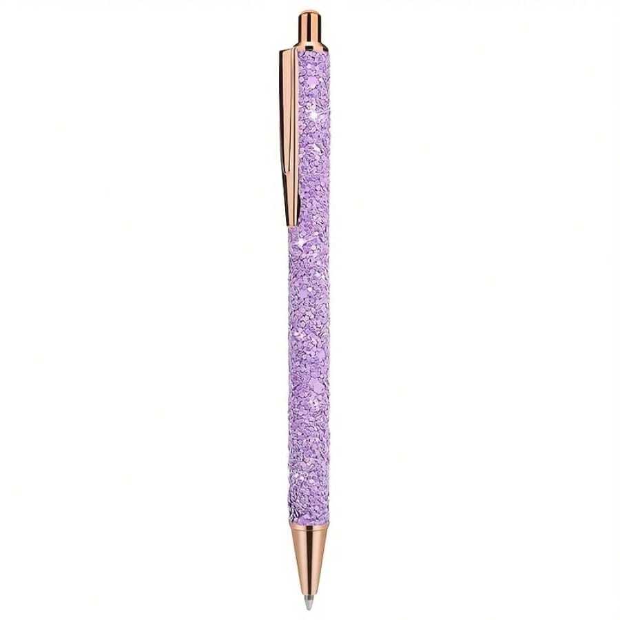 6 Pack Of Cute Pens For Journaling, Gift Pretty Fancy Pens Glitter ...