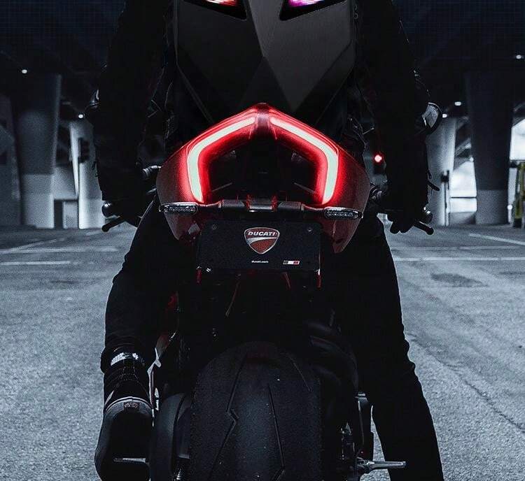Mochila de motocicleta para hombres, mochila LED con pantalla a color ...