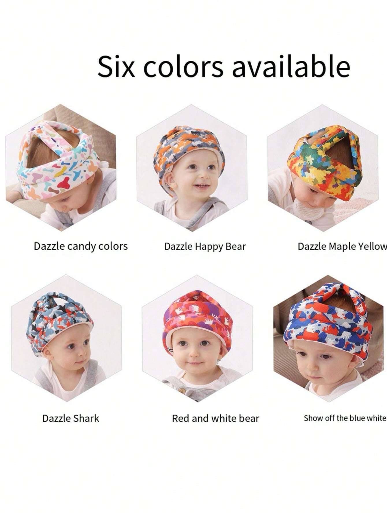 Child Anti-Collision Protective Cap With Mesh Cushion Against Head ...