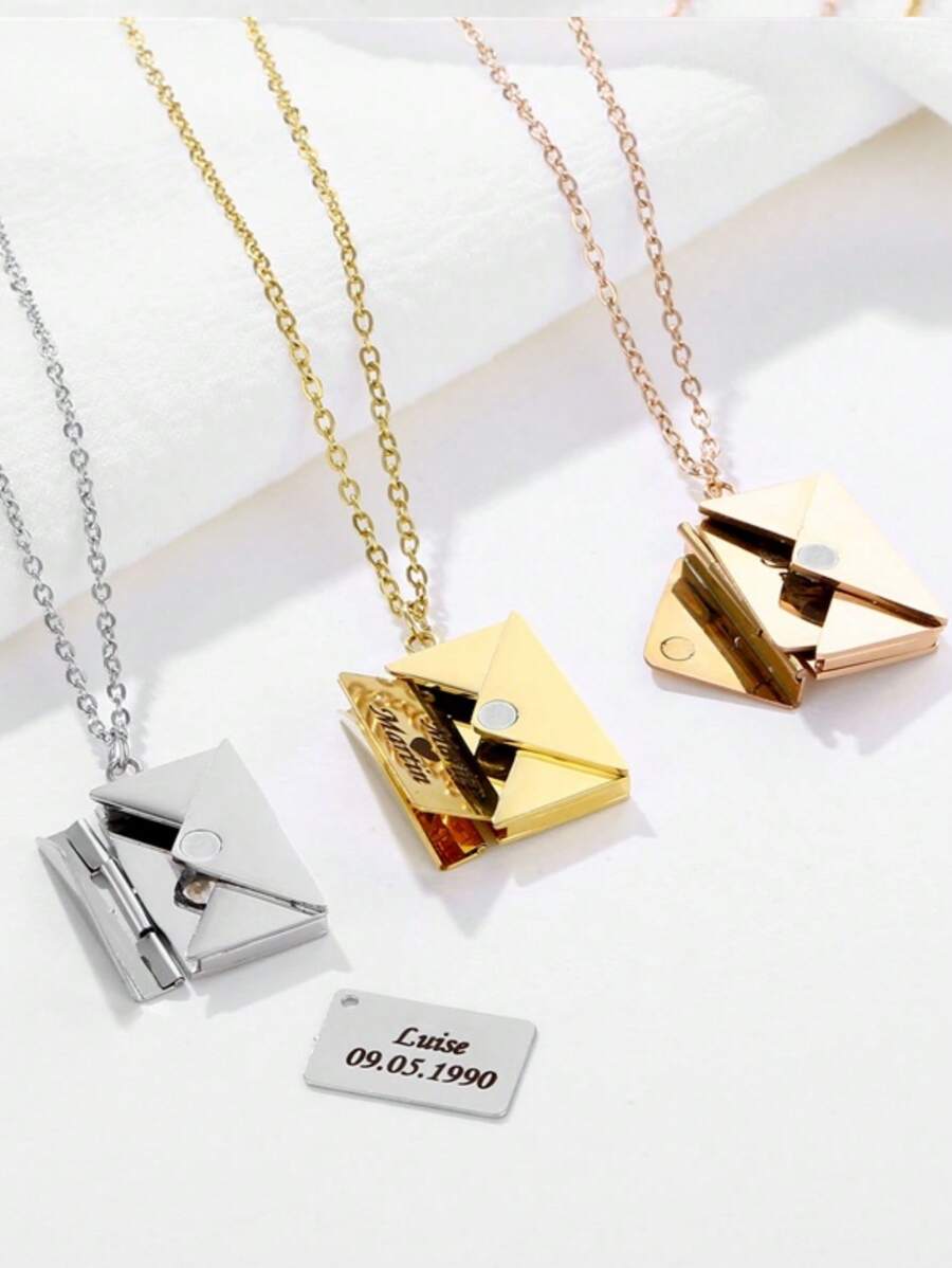 Colar de envelope magnético simples personalizado com abertura flip ...