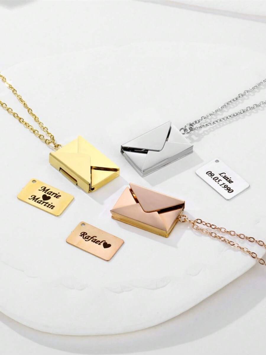 Colar de envelope magnético simples personalizado com abertura flip ...