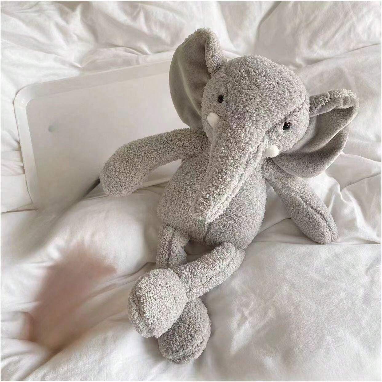 Mignon animal en peluche à longues pattes, jouet éléphant, confettis de ...