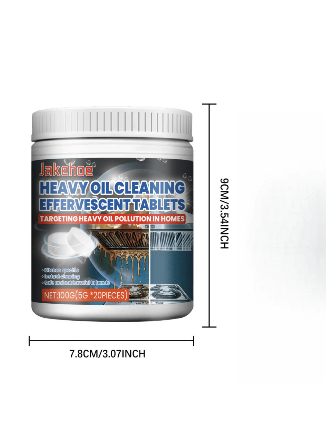 Jakehoe Kitchen Cleaning Effervescent Tablets, Clean Kitchen Stove/Sink ...