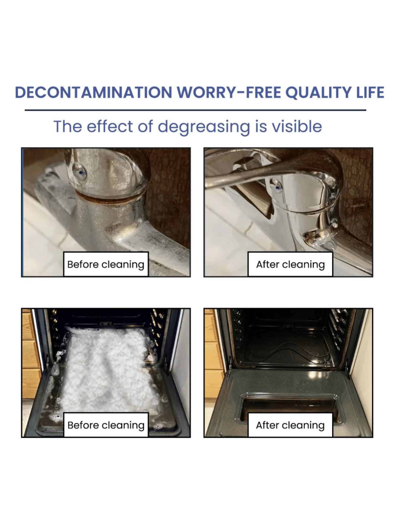 Jakehoe Kitchen Cleaning Effervescent Tablets, Clean Kitchen Stove/Sink ...