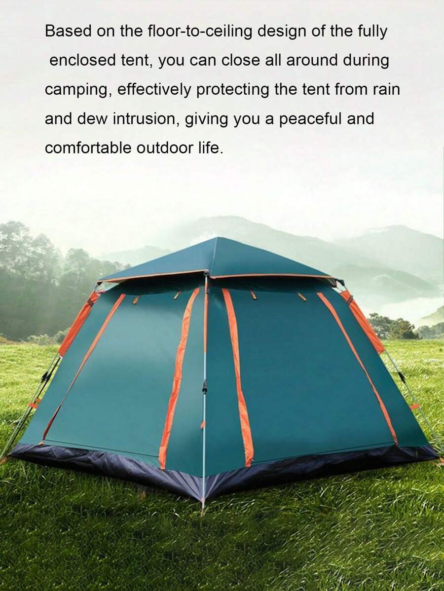 1Pc Outdoor Tent, Camping Beach Tent, Camping Fast Tent, Multi-Person ...