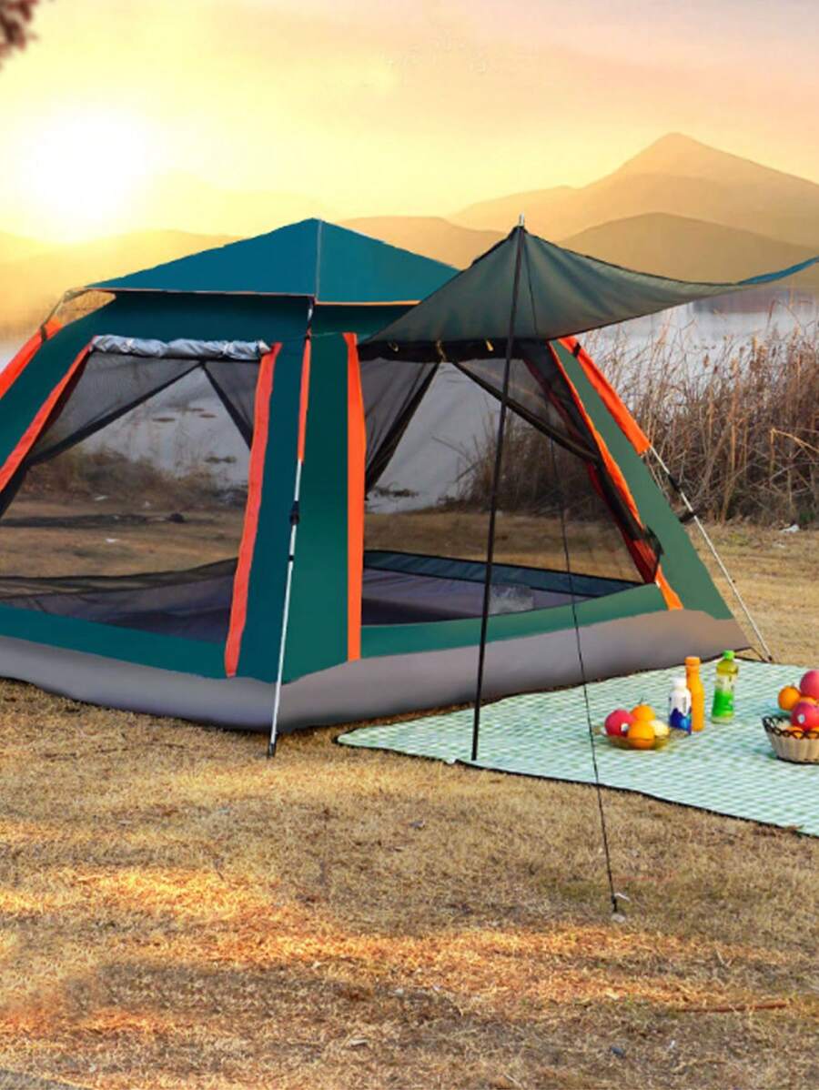 1Pc Outdoor Tent, Camping Beach Tent, Camping Fast Tent, Multi-Person ...